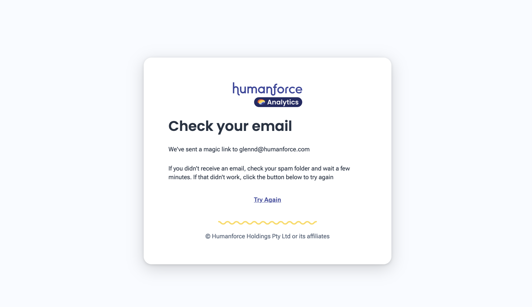 Logging into Humanforce Analytics – Humanforce