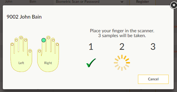 How do I register a finger vein scan? – Humanforce