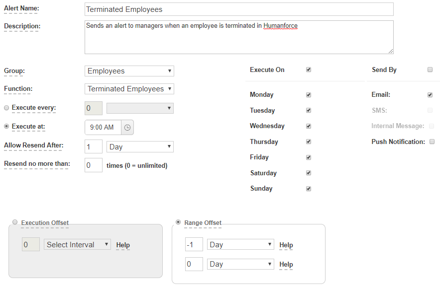 Humanforce alerts - Employee – Humanforce