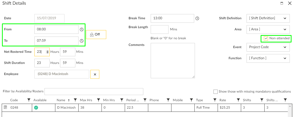 How do I roster an on-call shift? – Humanforce