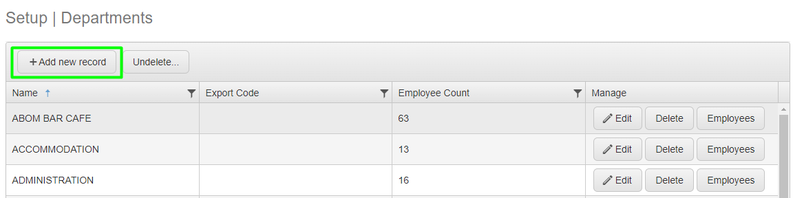 How do I create a new Department and add it to a Location? – Humanforce