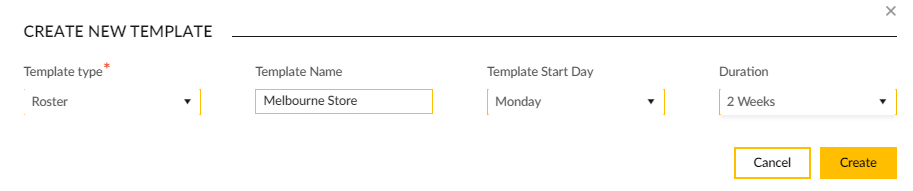 Employee Rostering - Templates – Humanforce