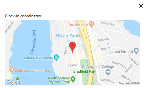 Viewing Clock-in Coordinates using Google Maps – Humanforce