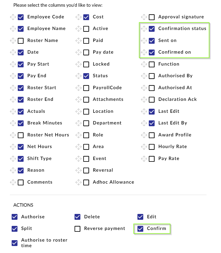 Sending timesheet confirmation requests to employees – Humanforce