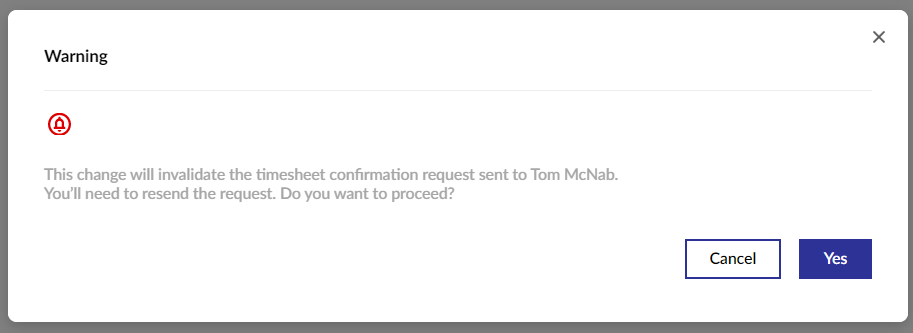 Sending timesheet confirmation requests to employees – Humanforce