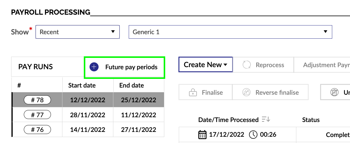 Advance and Adjustment Pay Runs – Humanforce