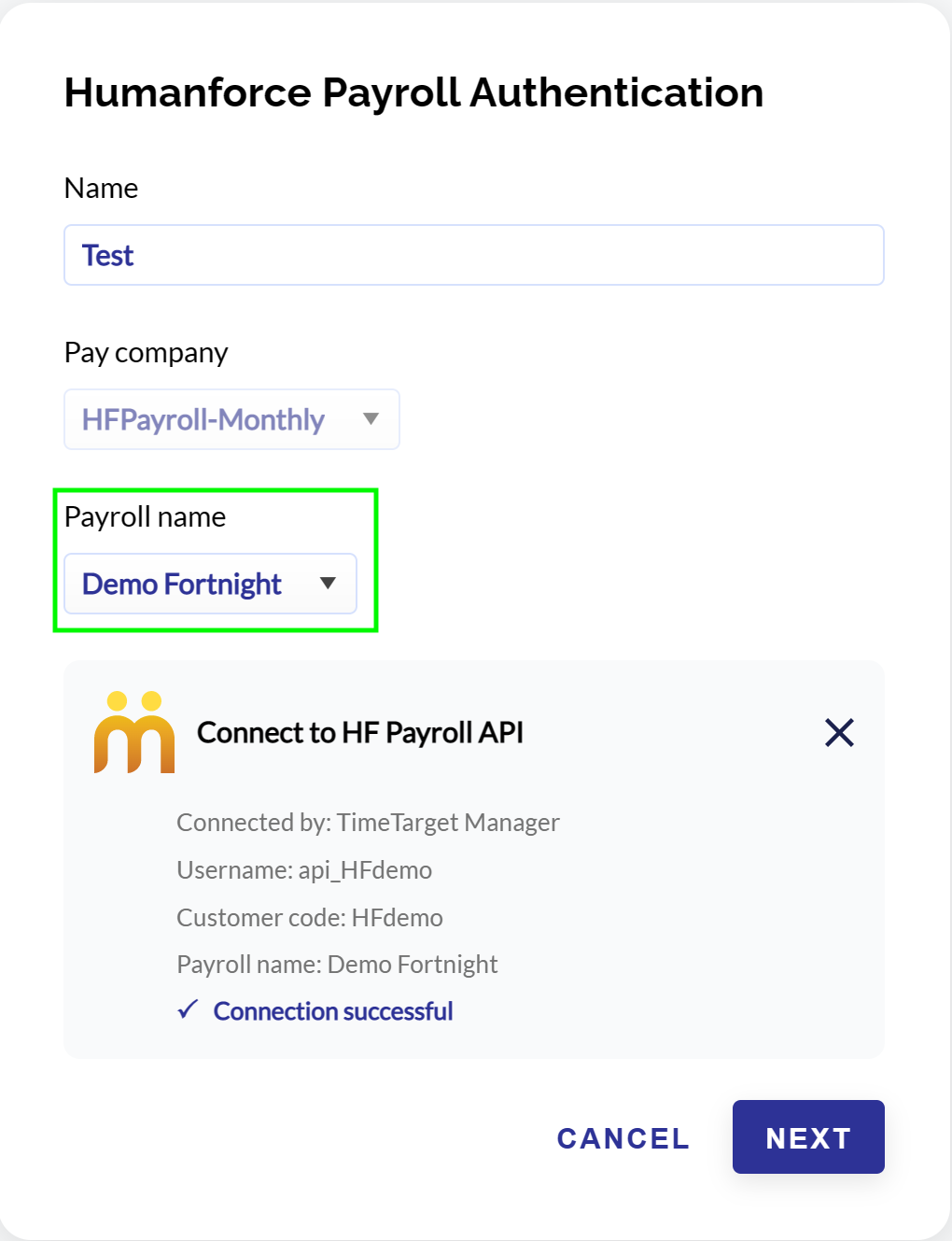 Set up Humanforce Payroll integration – Humanforce