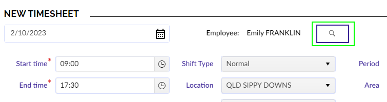 Creating Timesheets – Humanforce