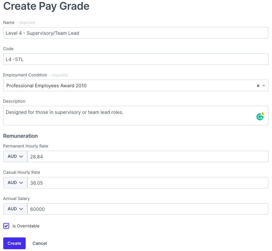 Using Pay Grades – Humanforce