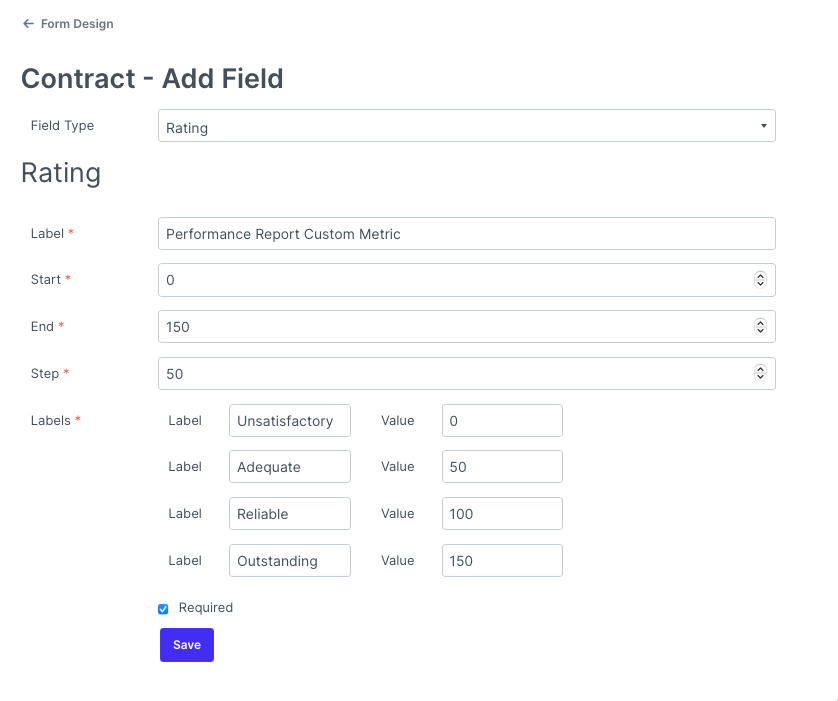 Customise performance report charts and value scales in Humanforce HR ...