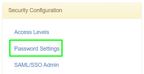How do I change the Password requirements in Humanforce Web? – Humanforce