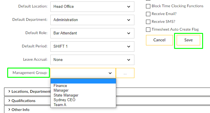 How do I set up & use Management Groups in Humanforce Web? – Humanforce