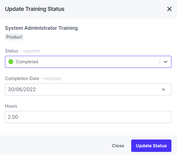 Understanding Training Statuses – Humanforce