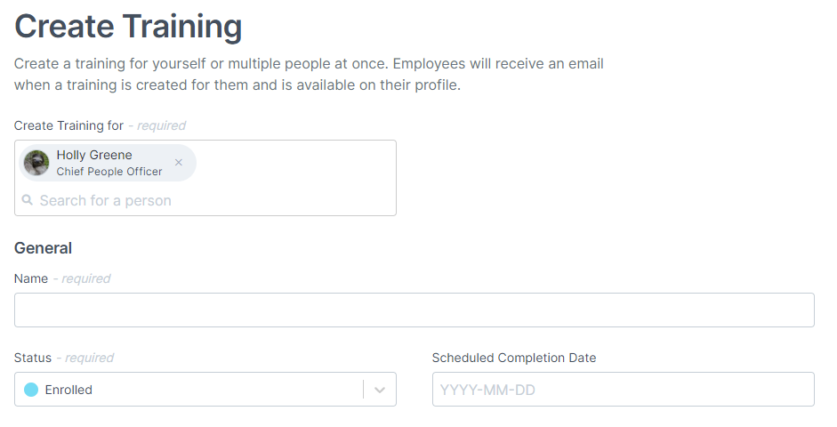 Understanding Training Statuses – Humanforce