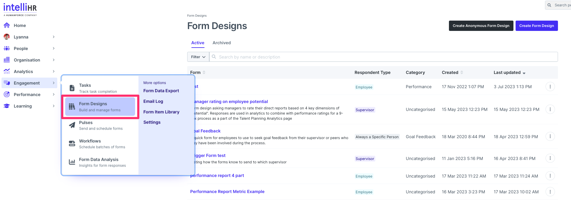 Engagement Overview – Humanforce