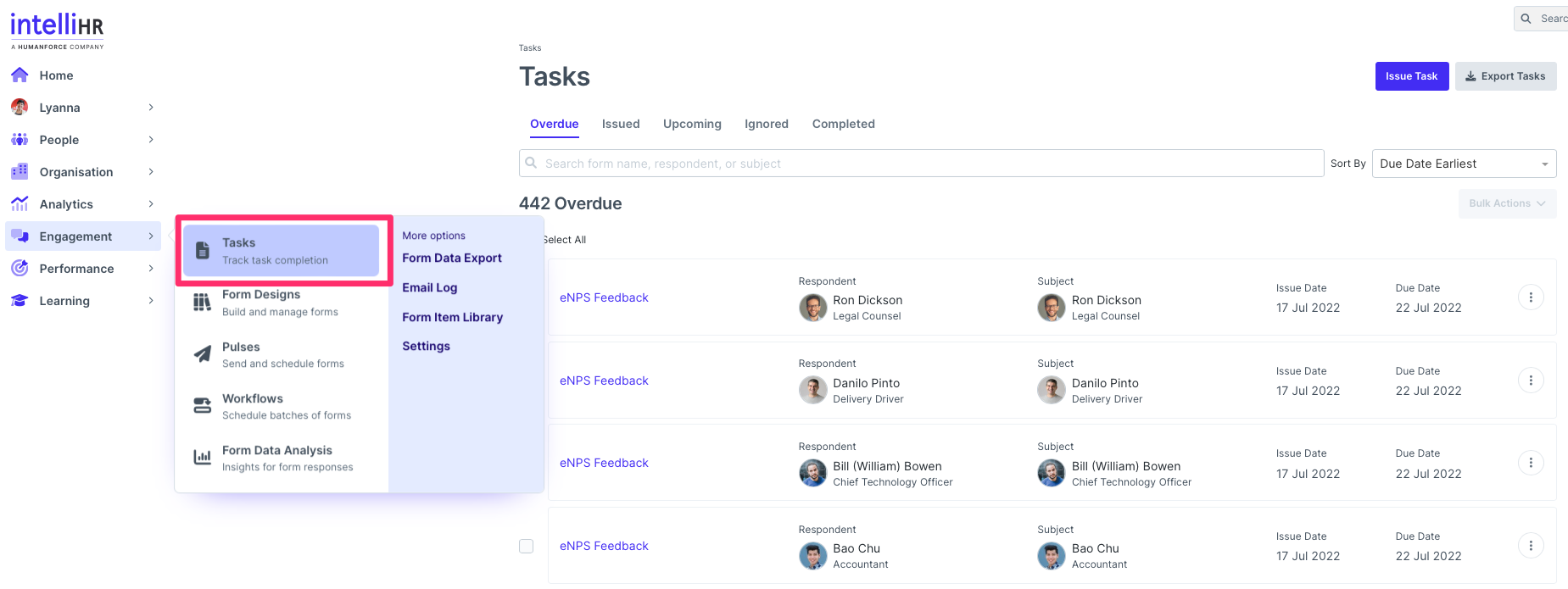 Engagement Overview – Humanforce
