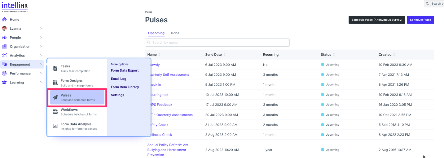 Engagement Overview – Humanforce
